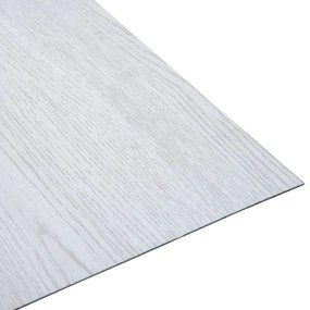 Samolepicí podlahové desky 5,11 m² PVC bílé,  146239