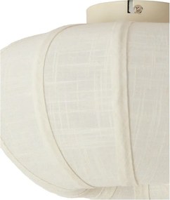 Krémové stropní svítidlo s textilním stínidlem ø 30 cm Zosia – Light &amp; Living