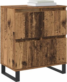 Servírovací skříň 2 ks Staré dřevo 60 x 35 x 70 cm 3394545