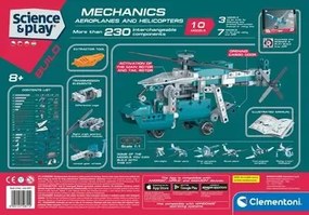 Clementoni SciencePlay Mechanics: Nová letadla a vrtulníky / Jazyková