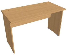 Stůl pracovní rovný 120 cm - Hobis Gate GE 1200 Dekor stolové desky: buk, Dekor lamino podnože: buk