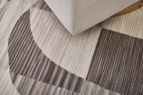 Diamond Carpets India, Ručně vázaný kusový koberec Da Vinci III DESP P115 Brown Stone Mix, 80x150, hnědá, ložnice