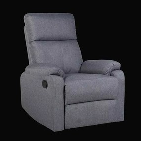 LuxuryForm DESIGN Televizní křeslo CARLOS s polohováním - šedé