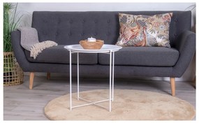 Kovový kulatý odkládací stolek ø 47 cm Bastia – House Nordic
