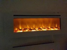 Electric fireplace -  LED elektrický krb 152 Black