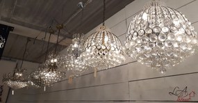 Křišťálový lustr - 60-180 * Ø50 cm