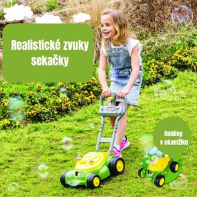 John Deere Bublifuková sekačka Kids