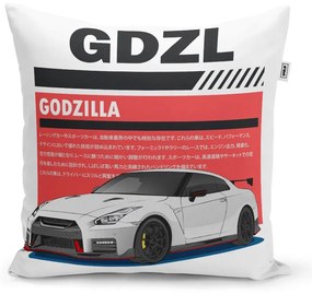 Sablio Polštář Nissan GTR 35 Godzilla - 50x50 cm