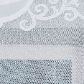 Dekorační oblouková krátká záclona na žabky DANUTA 160 bílá 160x160 cm MyBestHome