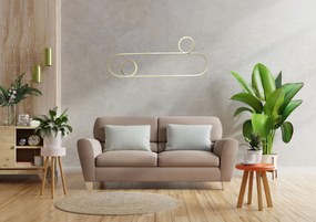Toolight - LED závěsné svítidlo APP809-CP GOLD, zlatá, OSW-09850