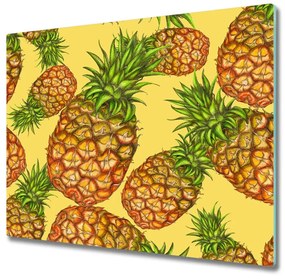 Skleněná krájecí deska ananasy
