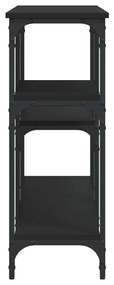 Konzolový stolek černý 160 x 29 x 75 cm kompozitní dřevo