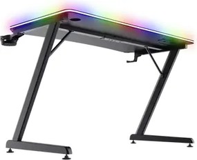 Trust GXT 710 Luminus Pro RGB černá / Herní stůl / RGB podsvícení / be