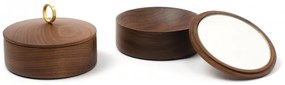 Luxusní šperkovnice Azahar Secret M Ring Walnut 14cm