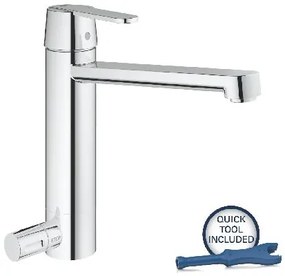 Grohe Get - Dřezová baterie s uzavíracím ventilem, chrom 30198000