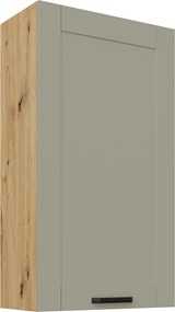 LUNA sa | horní skříňka 60 G-108 1F s policemi | 60 cm | VYSOKÁ | UNI dvířka | artisan/světle šedá