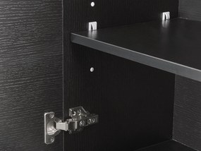 Černá koupelnová skříň MATARO Beliani