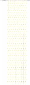 Easy Fix LED světelný závěs interiér, 100 × 500 cm, teple bílá, 500 diod, 10 pramenů, čirý kabel, IP20, prodlužovací