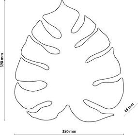 Nástěnné svítidlo MONSTERA 3xG9/8W/230V zlatá