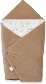 Zateplená zavinovačka do autosedačky New Baby brown