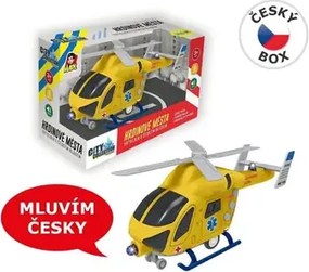 MaDe 07635 Vrtulník záchranný na setrvačník se světlem a zvukem / 20 c