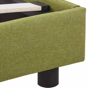 Rám postele zelený textil 90 x 200 cm 280996