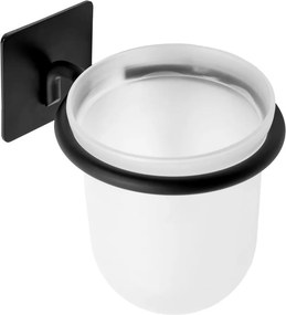 Rea Tutumi - WC kartáč černá k nalepení na 3M pásce, 322195A, REA-77076