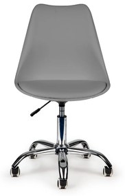 Kancelářská židle MODERN OFFICE s poduškou šedá