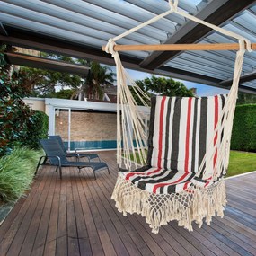 Bluegarden Bluegarden, brazilská závěsná houpací židle 90x53x100 cm, vícebarevná, OGR-04540