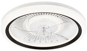 LED Stropní svítidlo s ventilátorem GEMMA LED/37W/230V bílá + DO