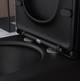 design stojící klozet DOPORRO DZ108 WC - BLACK - soft close