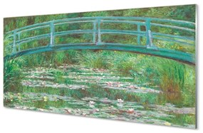 Obraz na skle Art malované bridge 120x60 cm