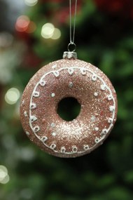 Sweet závěsná vánoční ozdoba donut 3cm