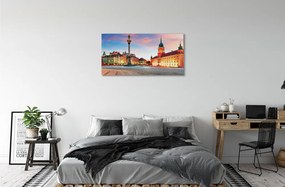 Obrazy na plátně Sunrise Varšava Staré Město 120x60 cm
