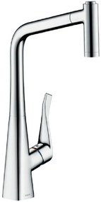 Hansgrohe M71 - Dřezová baterie M7116-H320 s výsuvnou sprškou, sBOX, chrom 73801000