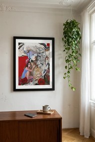Yulia Novikova | Rajská zahrada Rám: Černý, Velikost: 40 x 30 cm