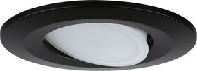 P 98198 LED vestavné svítidlo Calla 10ks sada IP65 kruhové 90mm 30° 10x5W 230V CCT černá mat - PAULMANN