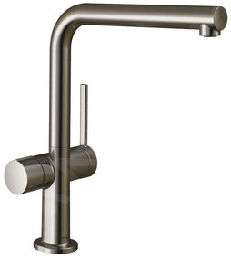 Hansgrohe M54, dřezová baterie Talis 270, s uzavíracím ventilem na spotřebič, vzhled nerezavějící oceli, HAN-72827800