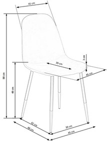 HALMAR K379 židle tmavě zelená (1087)