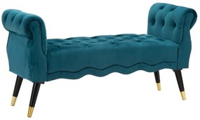 Designová lavice Dandelion 120 cm petrolejová