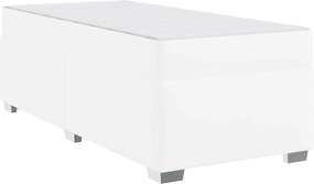 Rám postele Bílá 100 x 200 cm PVC 3399227