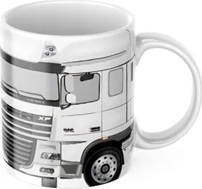 Keramický hrnek s motivem kamionu Daf 450ml