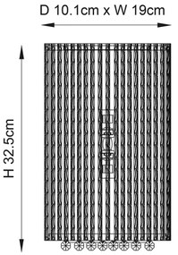 Endon 81978 - Křišťálové nástěnné svítidlo GALINA 2xG9/25W/230V lesklý chrom