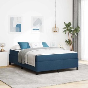 Postel s boxspringem Modrá 160 x 200 cm textil 3398877