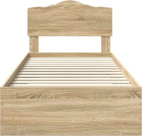 Rám postele se zásuvkou Sonoma dub 90 x 200 cm Kompozitní dřevo 3413240