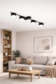 Brilagi - LED Bodové svítidlo MONO 4xGX53/30W/230V černá