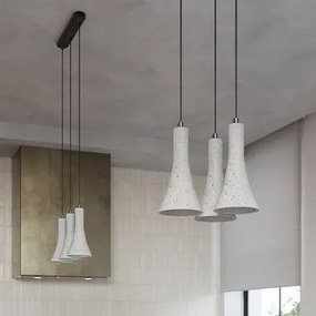 Závěsné svítidlo SOLLUX REA 3L beton E14 3x12W bez žárovky SL.1225