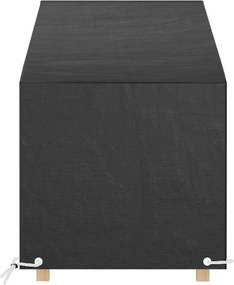 Plachty na zahradní lehátko 2 ks 12 oček 200 x 65 x 35/60 cm PE 3155395
