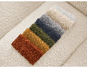 Béžová podnožka z textilie bouclé Hippolyte – Bobochic Paris