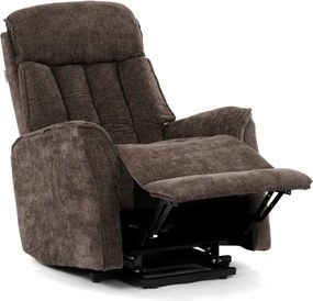 Polohovací křeslo hnědé, elektrické TV-H9727 BR2